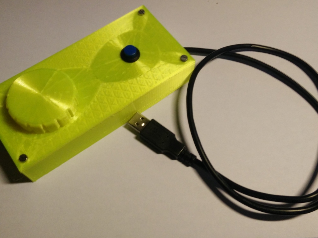 Diy Arkanoid Controller By Thestaticturtle Download Free Stl Model