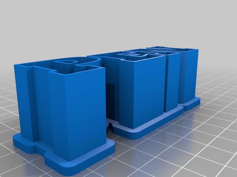 Customizable text storage by Makkuro | Download free STL model ...