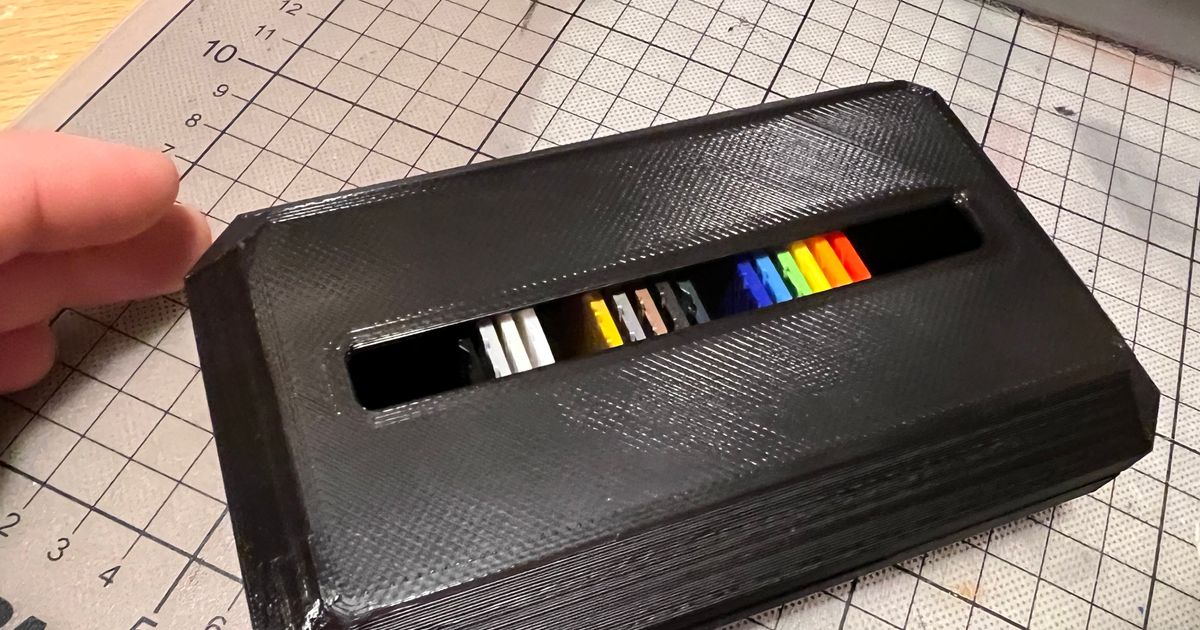 Yet Another Filament Sample Box by NeoRame | Download free STL model ...