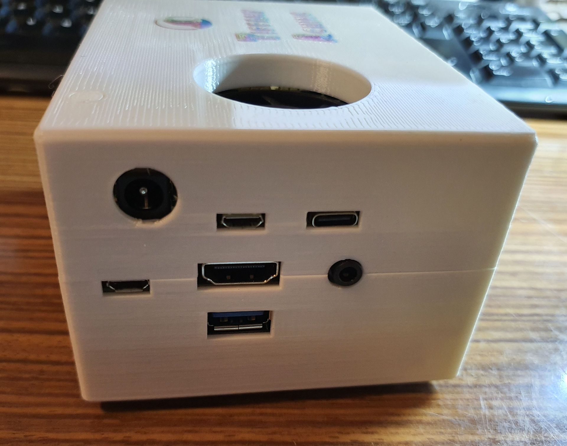 Case for Raspberry Pi 3b + Geekworm x820 v3.0 + x735 v3.0 + 2.5" HDD ...