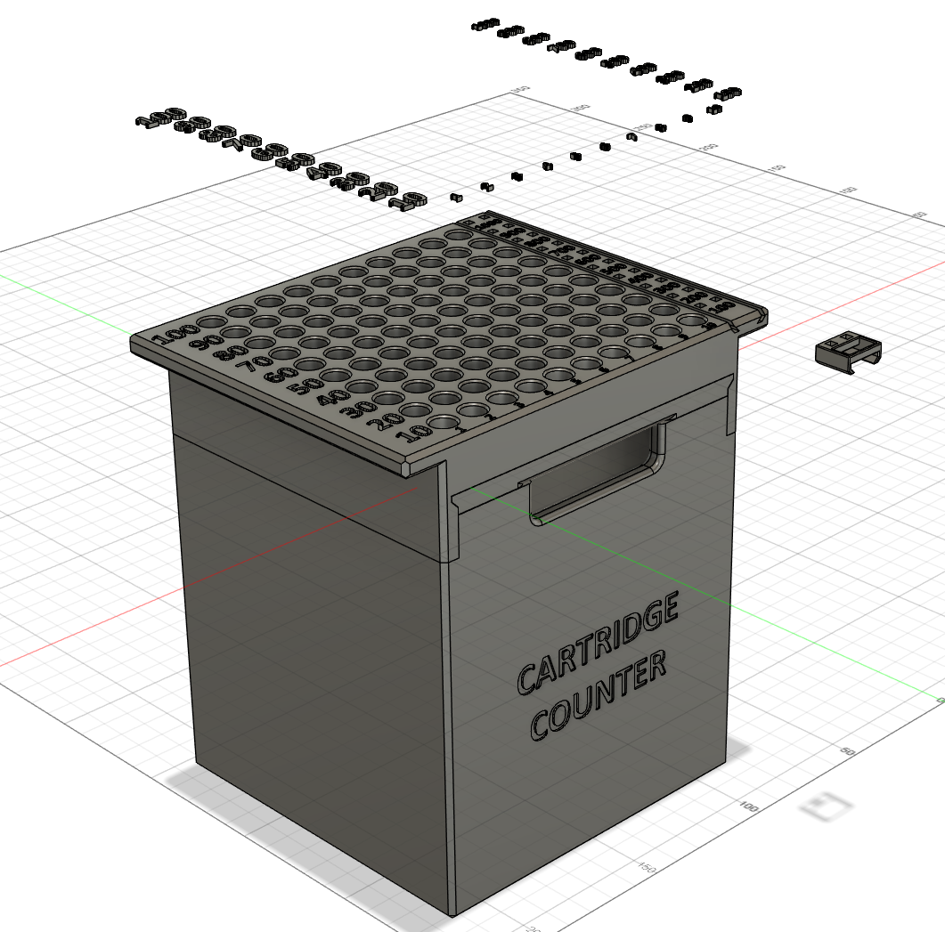 Cartridge Counter by XBurgy | Download free STL model | Printables.com