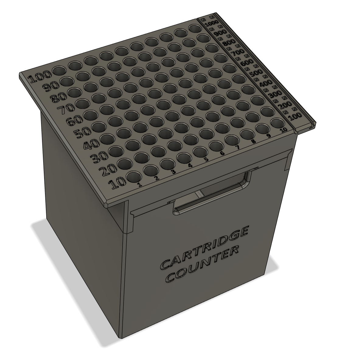 Cartridge Counter by XBurgy | Download free STL model | Printables.com