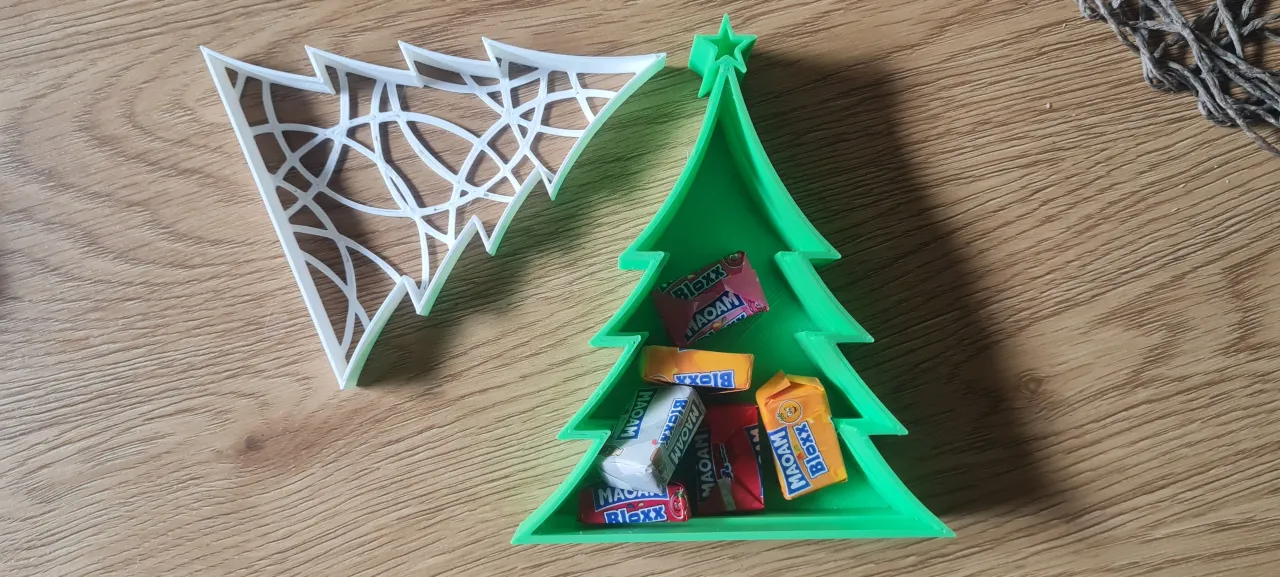 Christmas tree candy box by Dusan Caf | Download free STL model ...