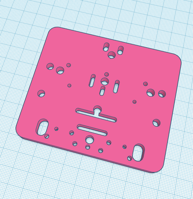 Manual Z axis mount plate by Lewys Martin | Download free STL model ...