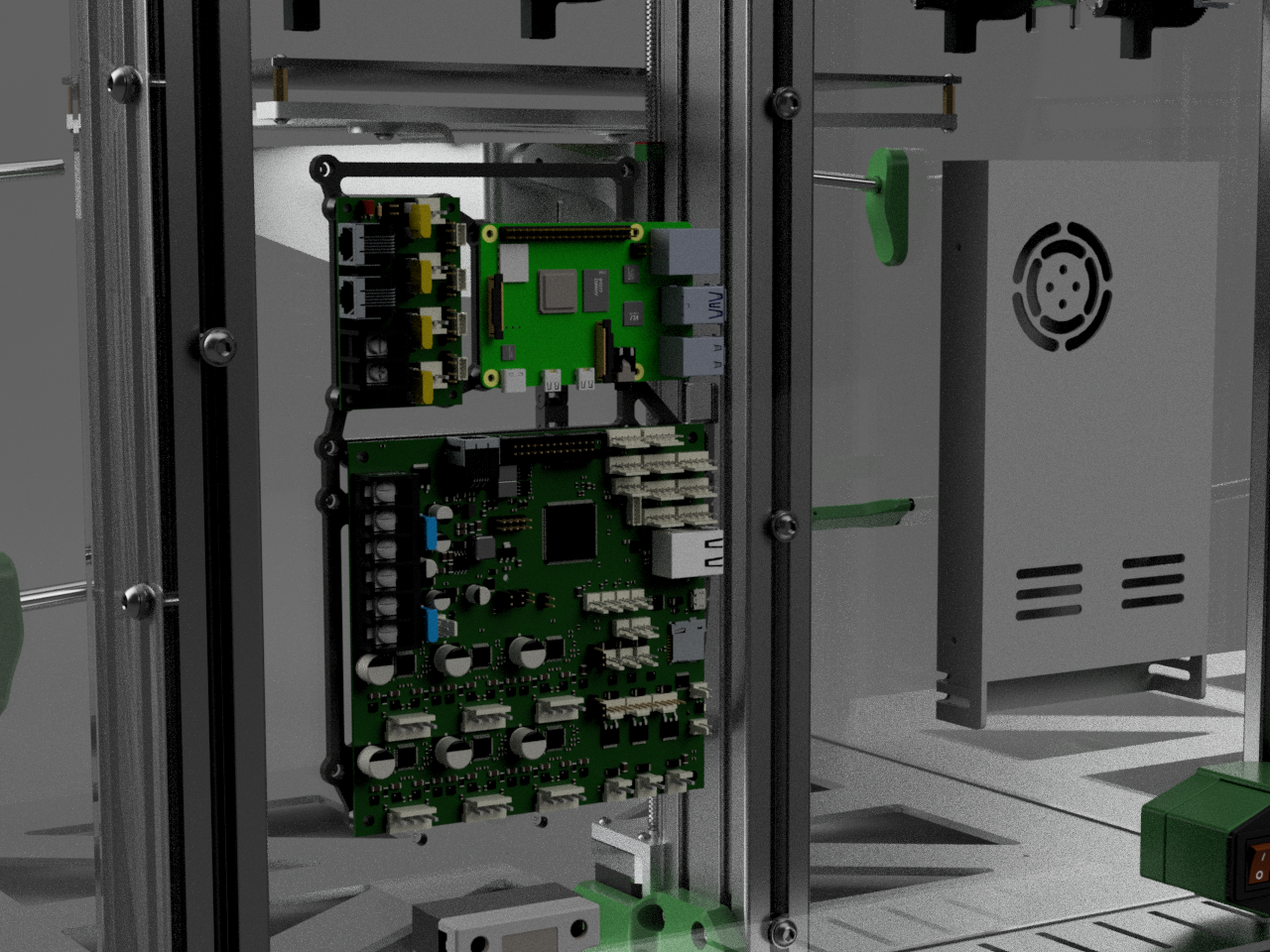 Duet 3 6HC and Tool Distribution Board Mounts for E3D ToolChanger by ...