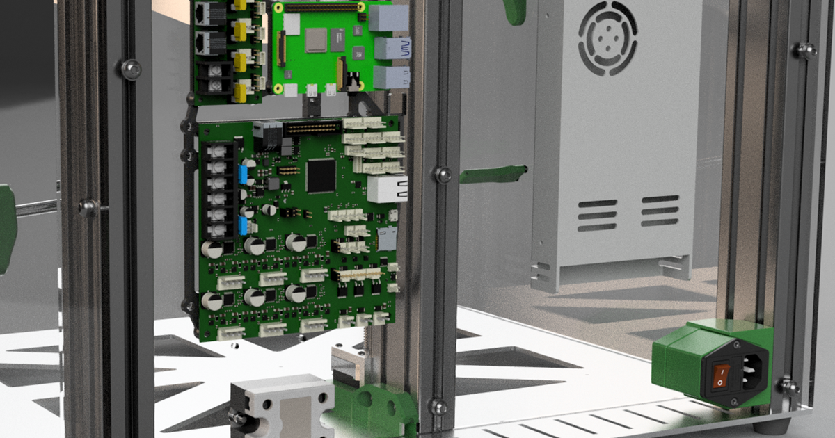 Duet 3 6HC, Tool Distribution Board, and Rpi Mounts for E3D ToolChanger ...