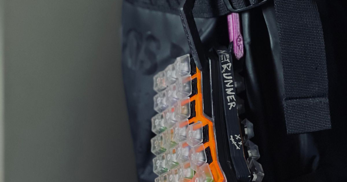 Easy Carry Low Profile / MX Corne Case by mell0w | Download free STL ...