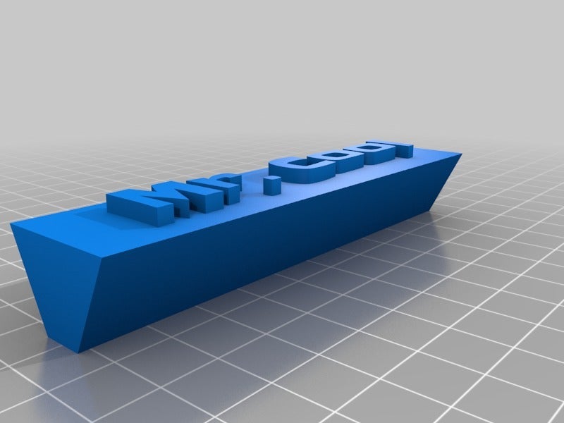 Nameplate by Makkuro | Download free STL model | Printables.com
