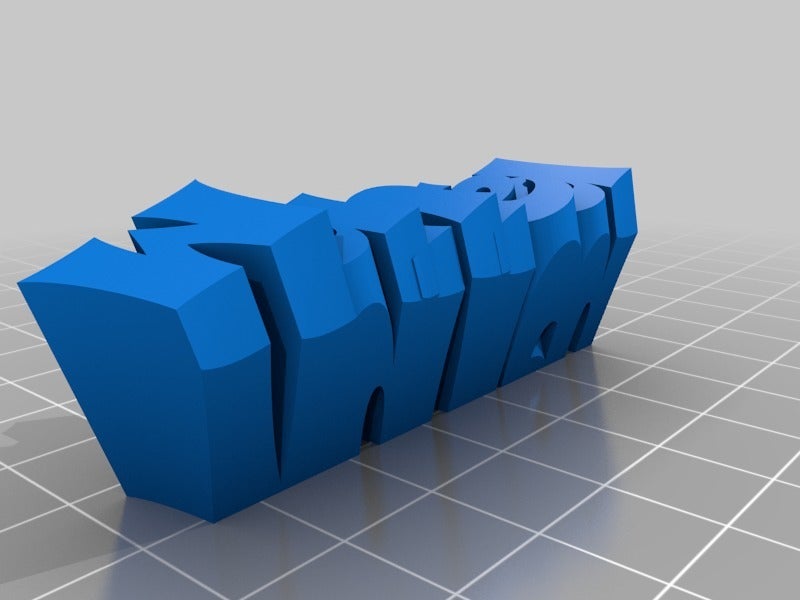 Nameplate by Makkuro | Download free STL model | Printables.com