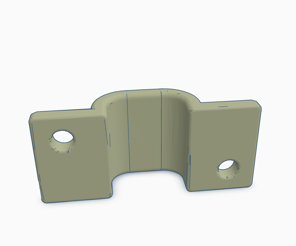 Wide Cable Clip by Alberta3D | Download free STL model | Printables.com