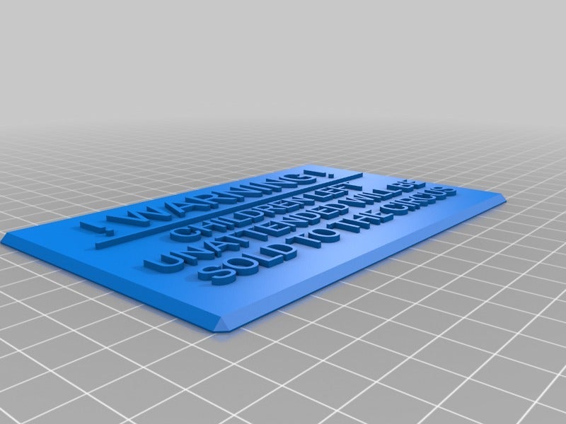 Label by Makkuro | Download free STL model | Printables.com