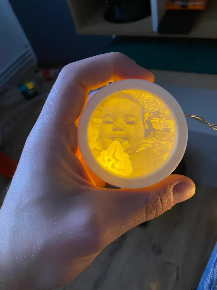 Lithophane Christmas Tree Ornament by 3d_printing_room | Download free ...