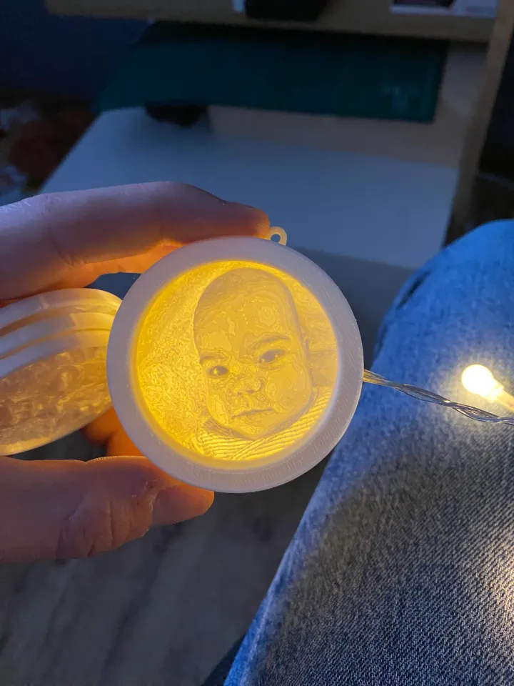 Lithophane Christmas Tree Ornament by 3d_printing_room | Download free ...