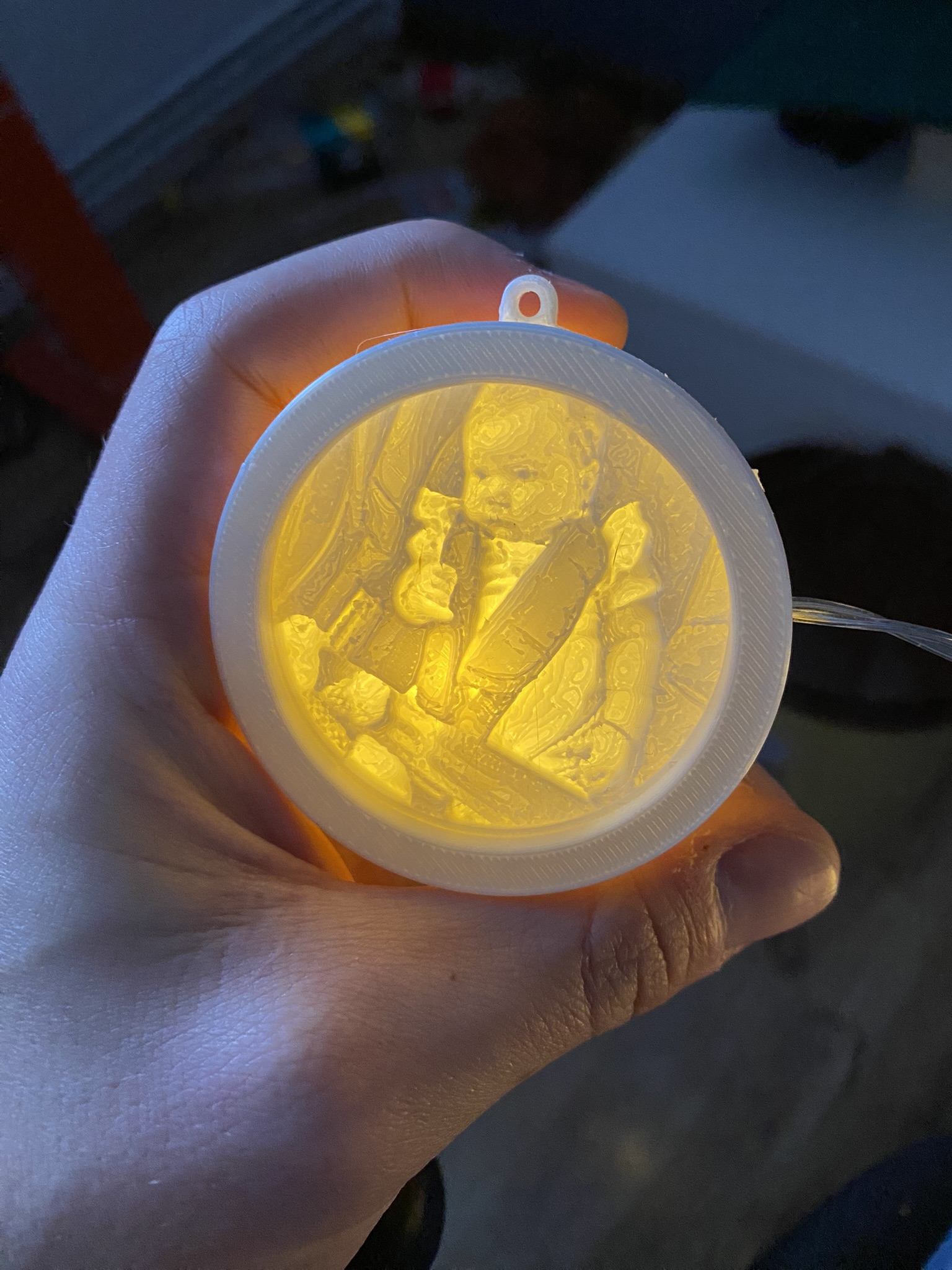 Lithophane Christmas Tree Ornament by 3d_printing_room | Download free ...