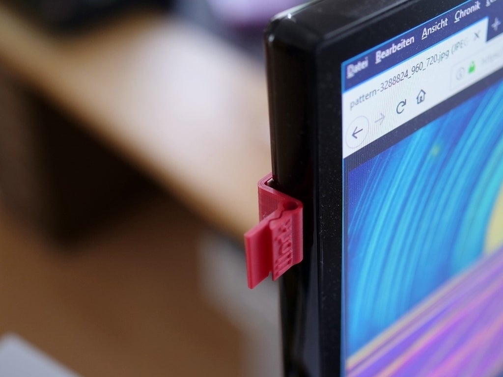 Monitor Clip by Makkuro | Download free STL model | Printables.com