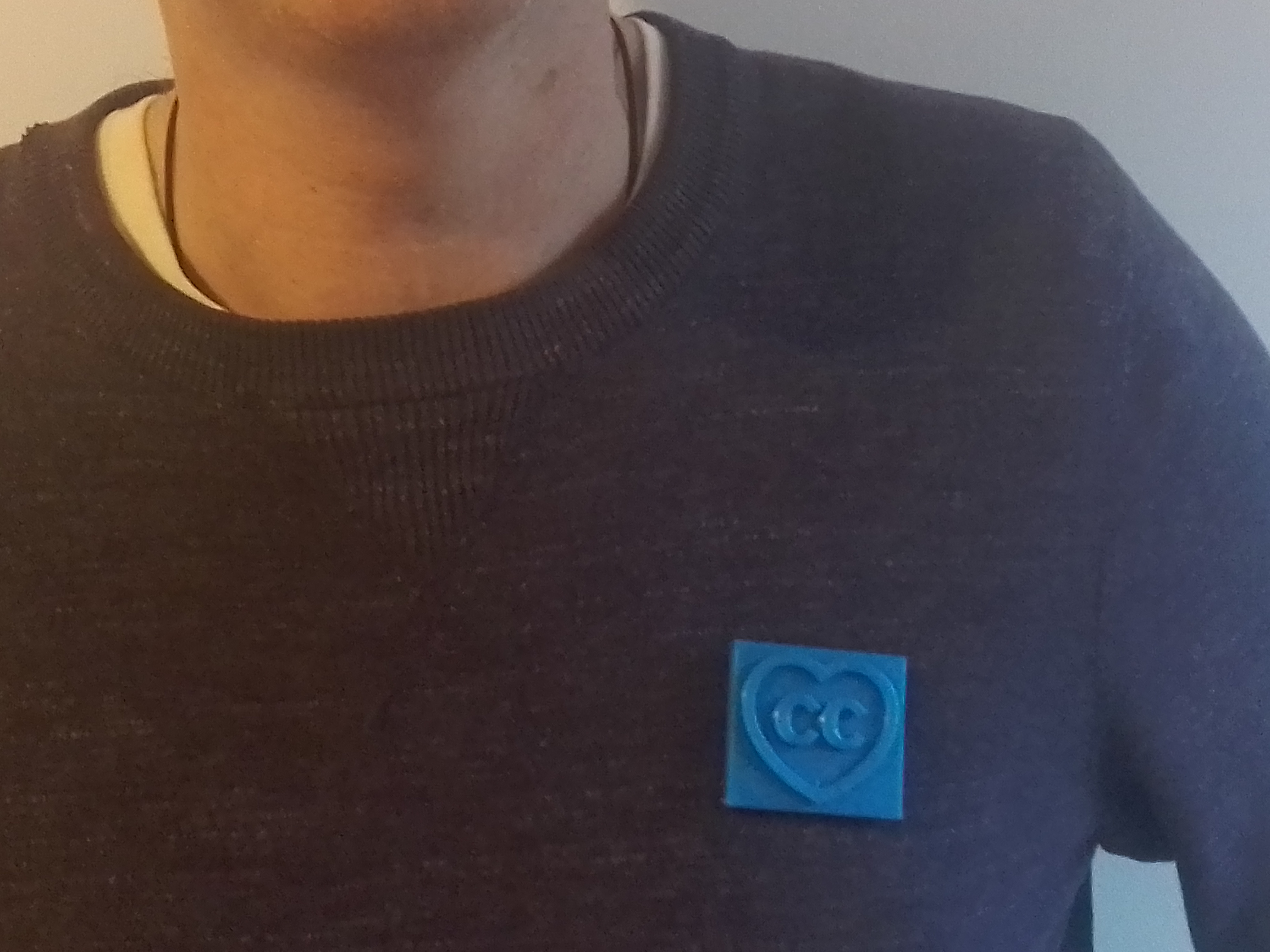 CC heart badge by hmk | Download free STL model | Printables.com