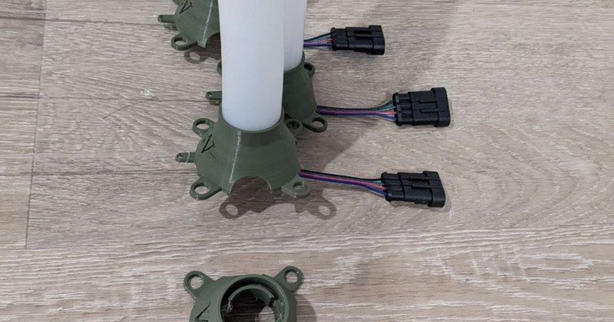 32mm LDPE Pixel Arch Base Plate by Freman | Download free STL model ...