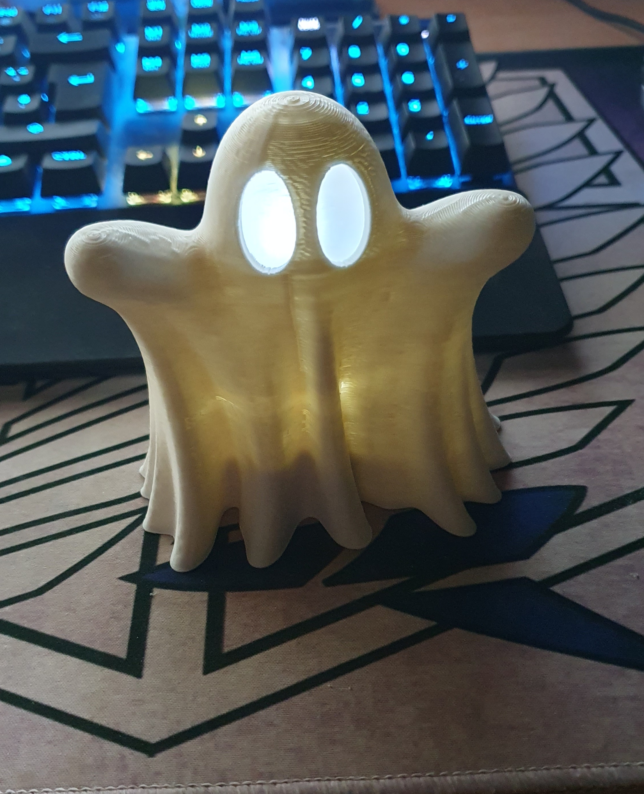 Ghost Booh LED Light with battery (CR2032) by KnoppersDE | Download ...