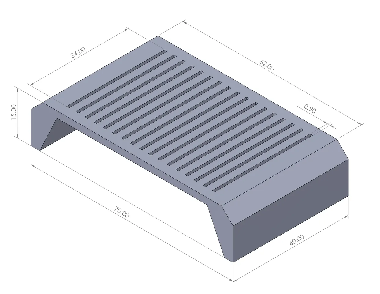 Simple Soap Tray by bmatic | Download free STL model | Printables.com