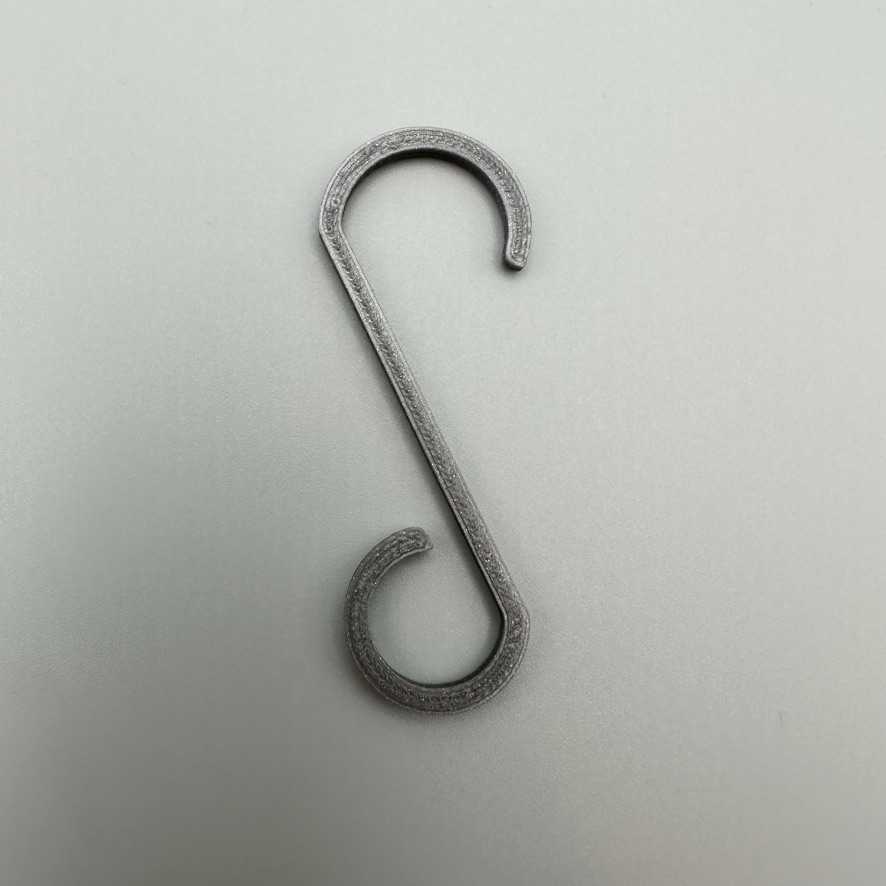 Ornament Hook - flat version by Will V | Download free STL model ...