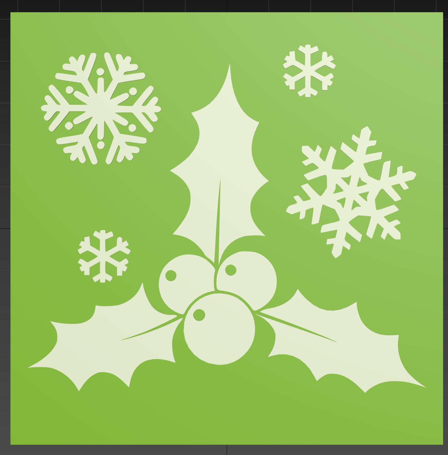 Winter Panel Set for Seasonal Lantern with Interchangeable Panels by ...