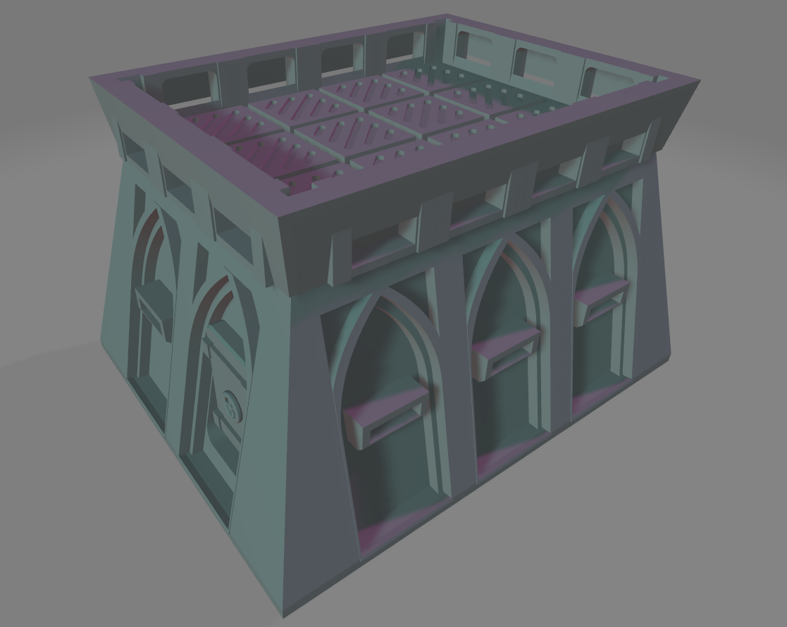 Gothic Bunker Terrain by medicationforall | Download free STL model | Printables.com