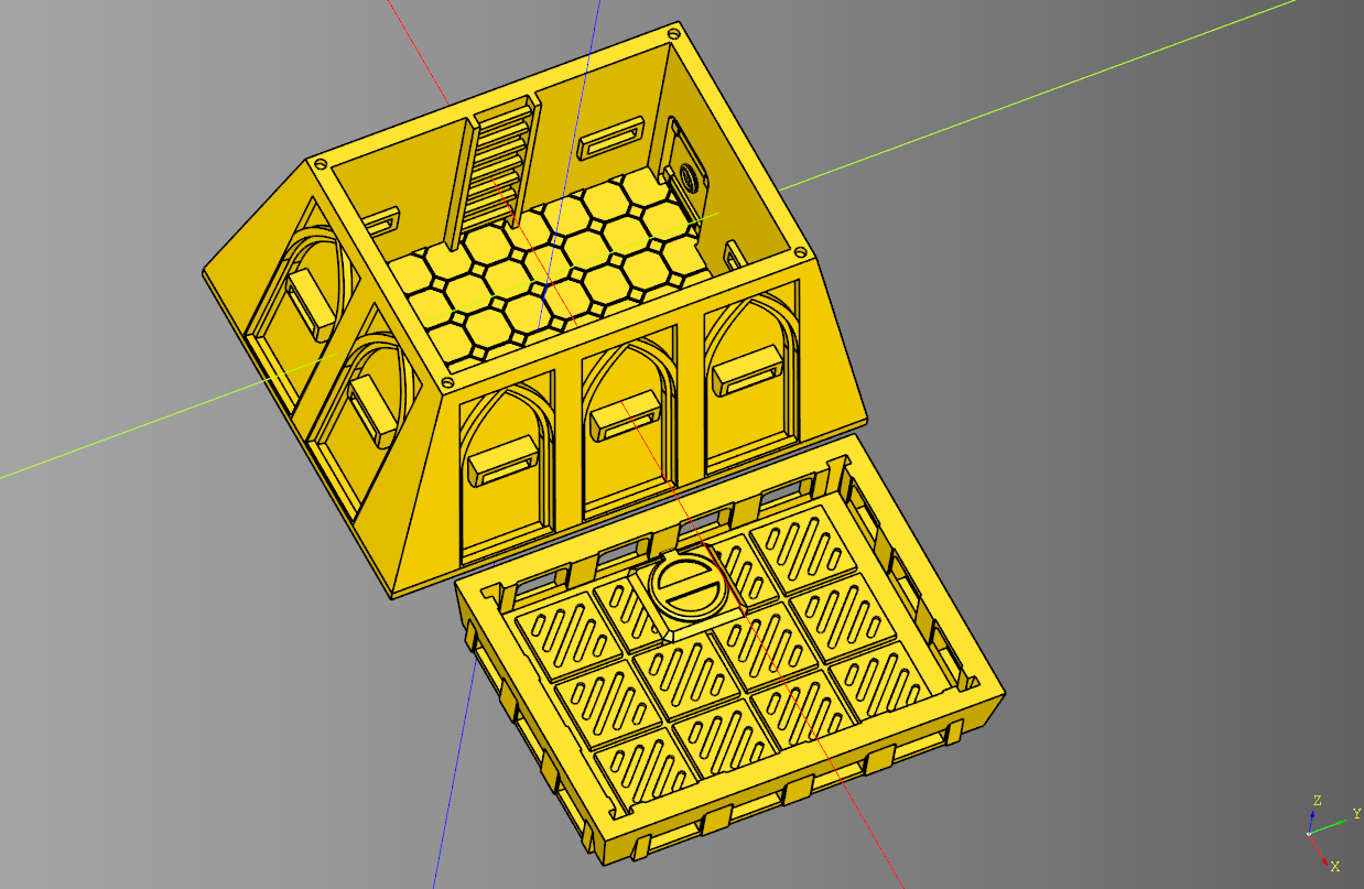 Gothic Bunker Terrain by medicationforall | Download free STL model ...