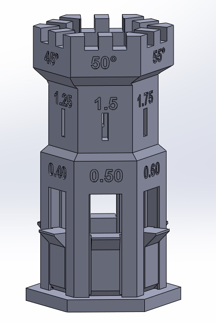 Rook Tolerance Tower by Gulsifer | Download free STL model | Printables.com