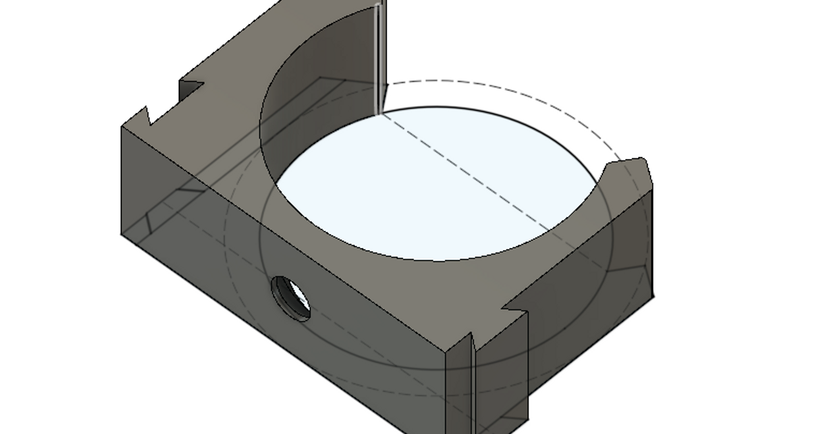 Pipe Holder - Parametric by extrablind | Download free STL model ...