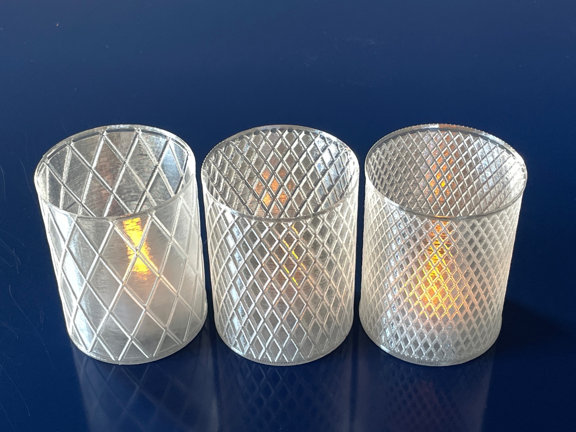 Tea light holder: geometric pattern (11 versions) by Aryser | Download ...