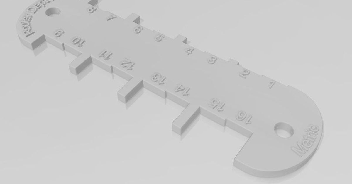 Router depth gauge - Metric and Imperial por Merto_Bohan | Descargar ...