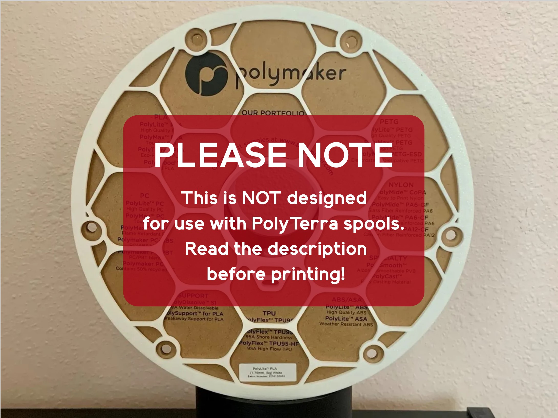 Lightweight AMS Adapter Wheels for Polymaker Cardboard Spools von ...