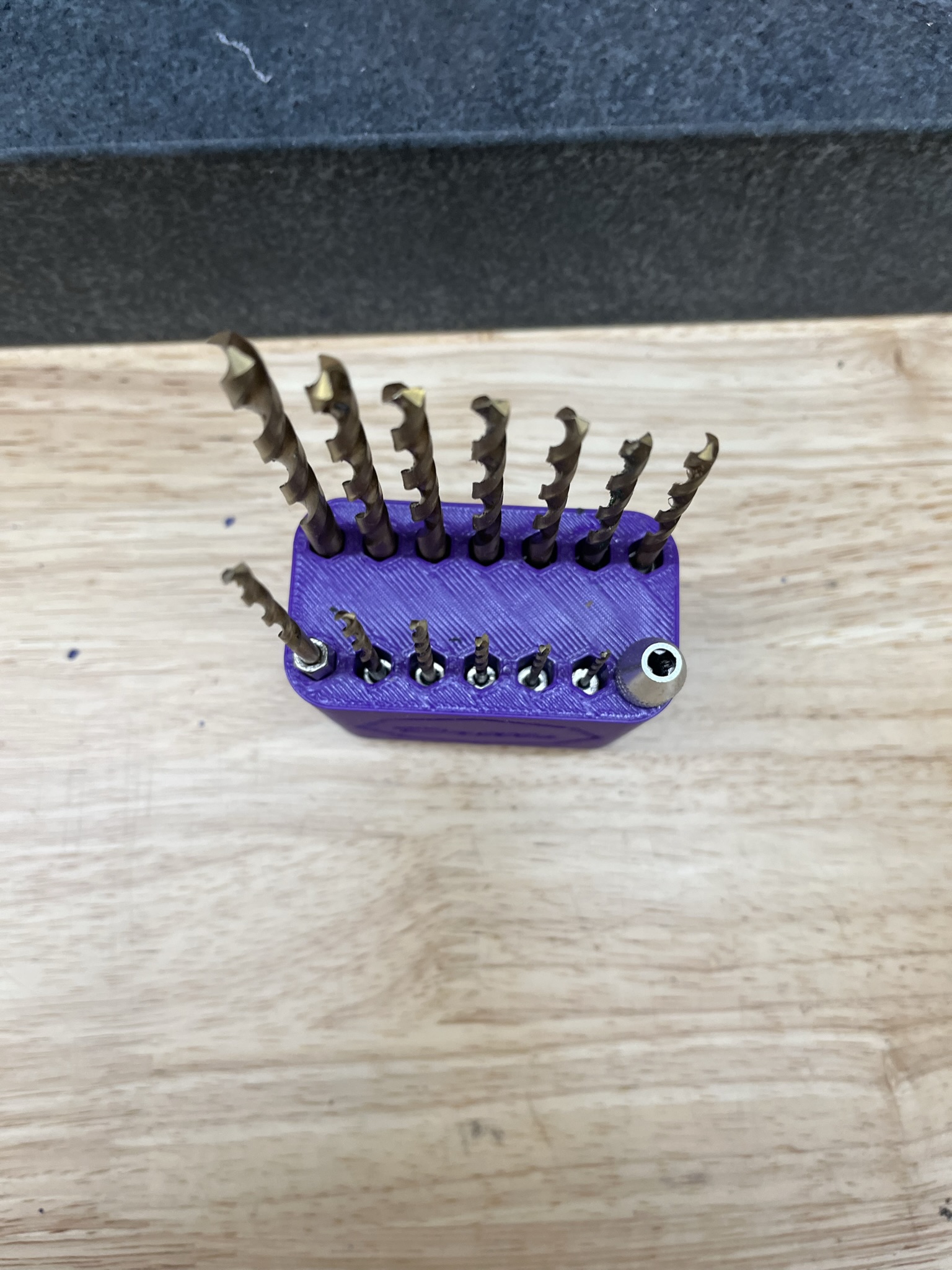 Hex Drill Bit Desk block by greecher | Download free STL model ...