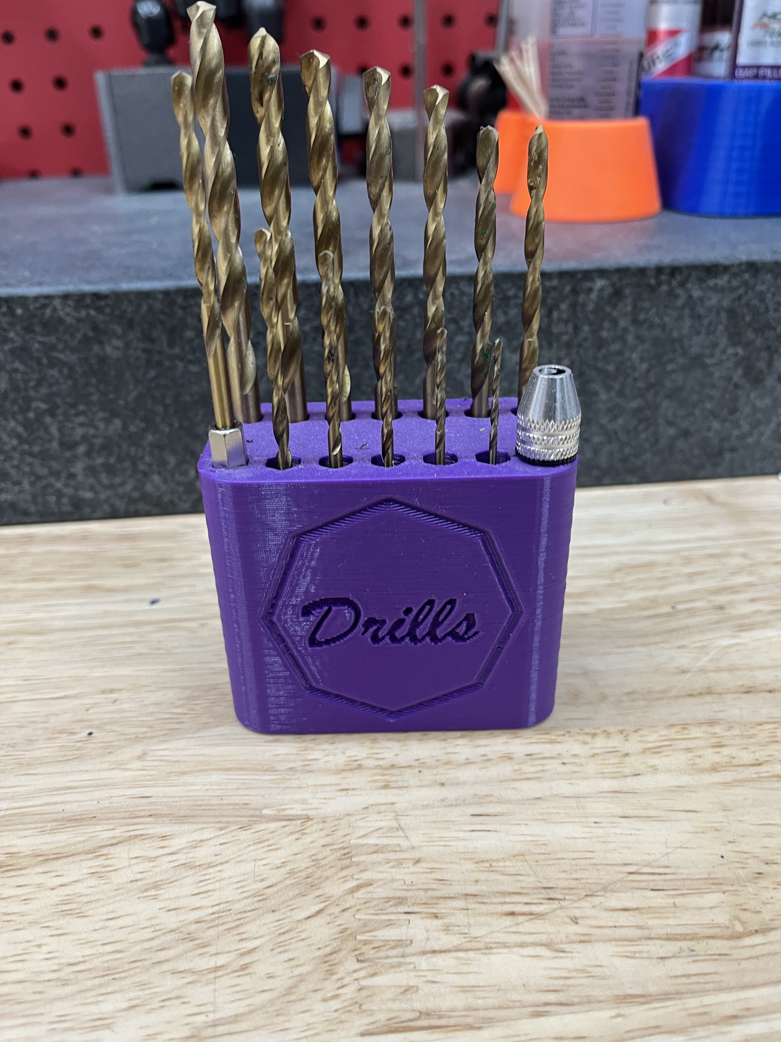 Hex Drill Bit Desk block by greecher | Download free STL model ...