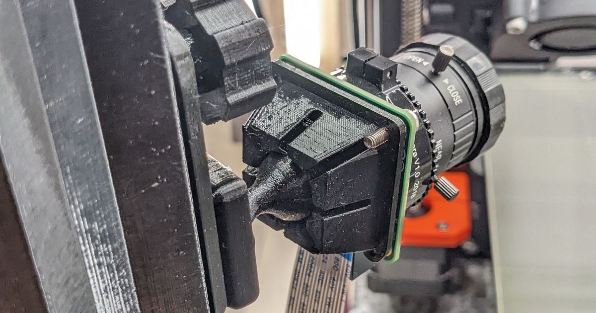 Ball Head Adapter for Raspberry Pi HQ Camera Mount by Chrissl ...