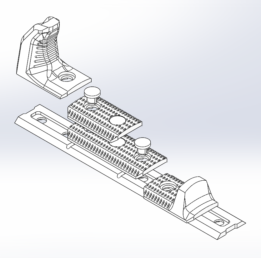 Modular MLOK Handstop Kit by Maverick0197 | Download free STL model ...