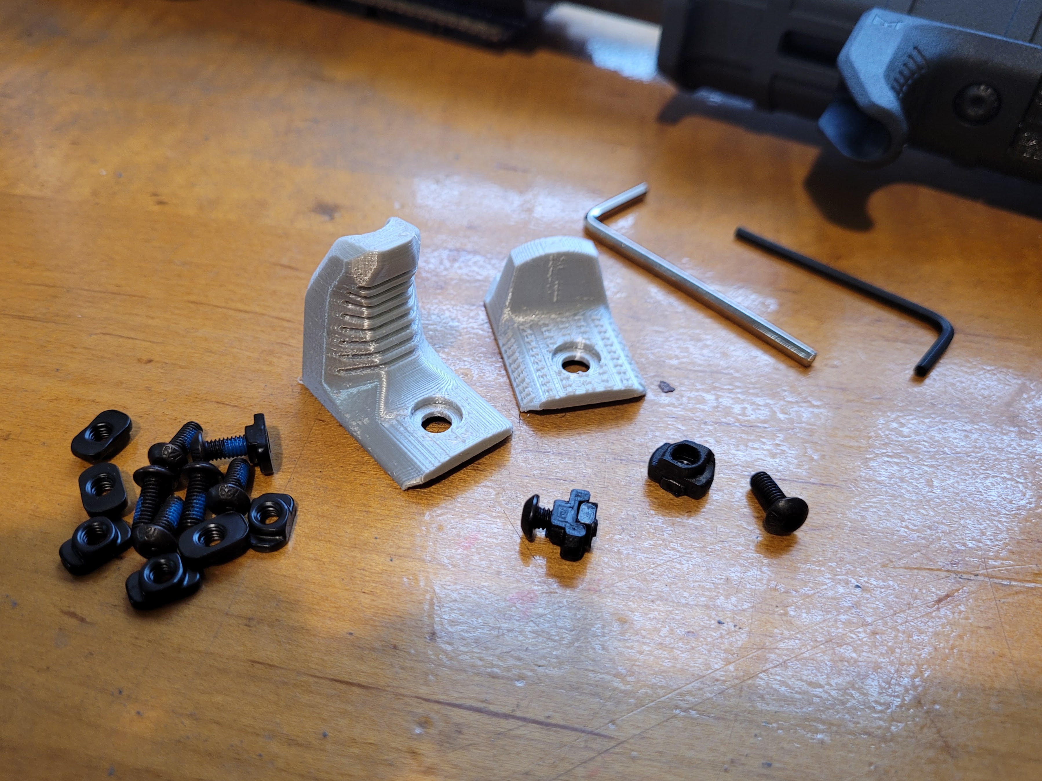 Modular MLOK Handstop Kit by Maverick0197 | Download free STL model ...