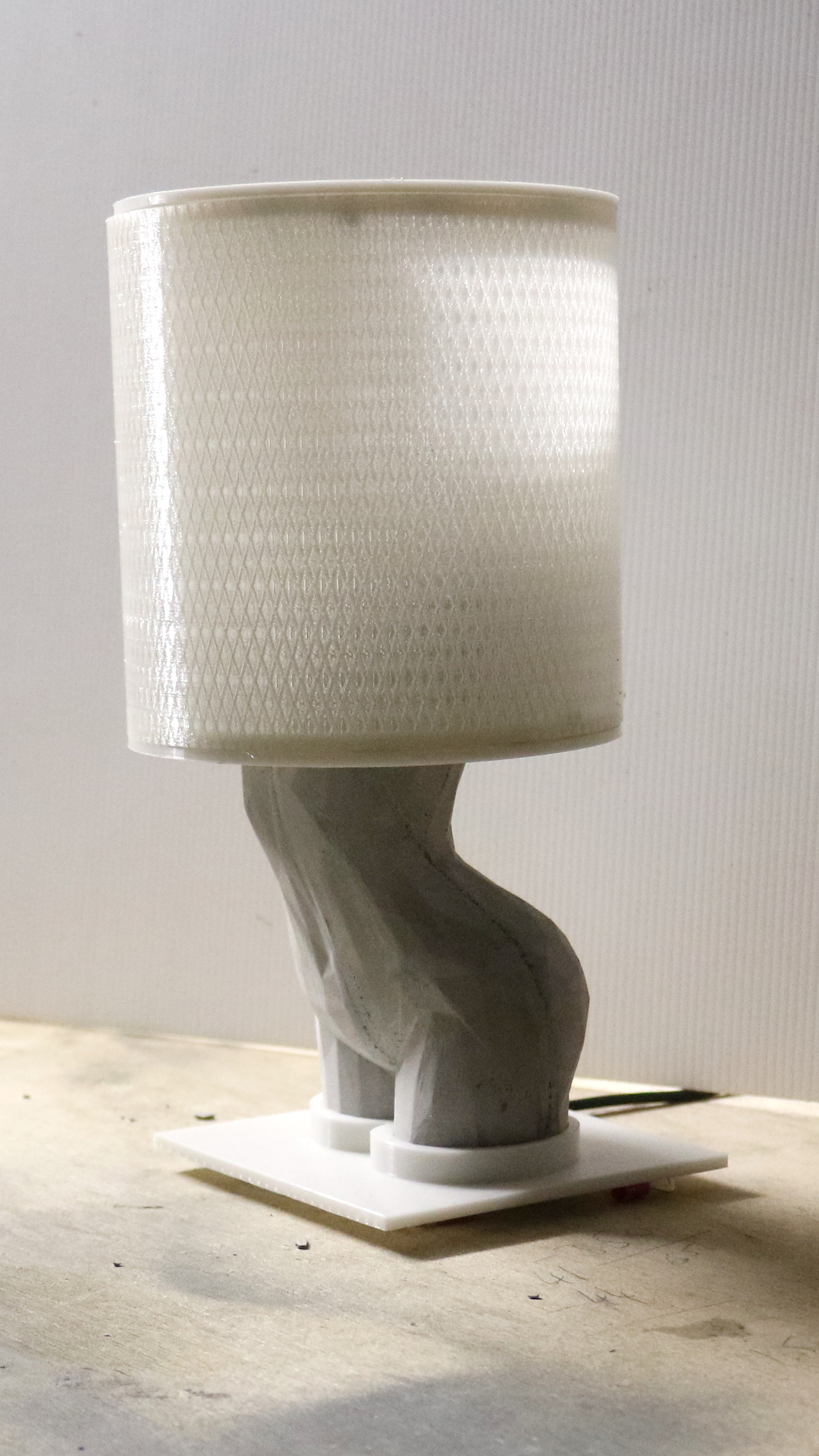 Contemporary lamp with clear PLA diffuser by jasonwinfieldnz | Download ...