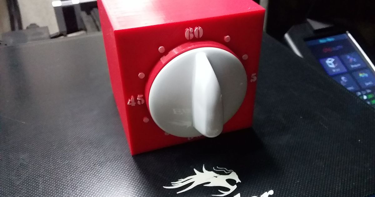 Kitchen Timer Cube by Mark | Download free STL model | Printables.com