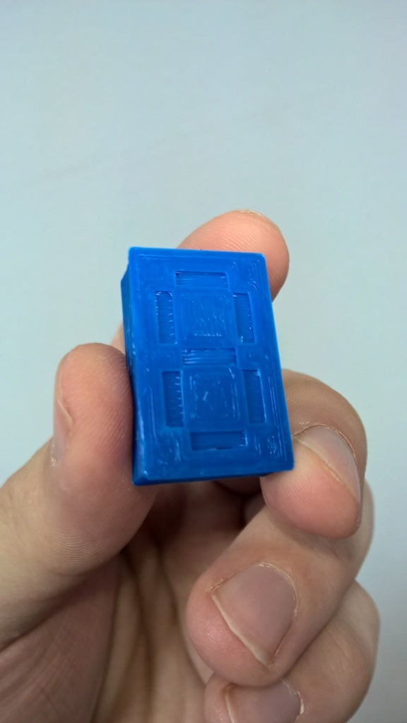 Customizable 7-segment display module by eried | Download free STL ...