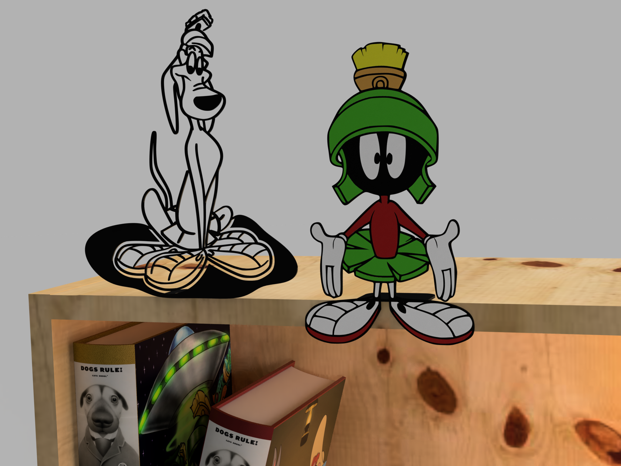 Marvin the Martian's best friend K9 by Joe | Download free STL model ...
