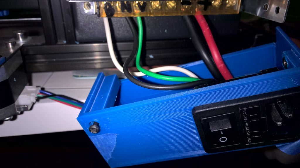 PSU Cover for Switch+Fuse+Connector combo by eried | Download free STL ...