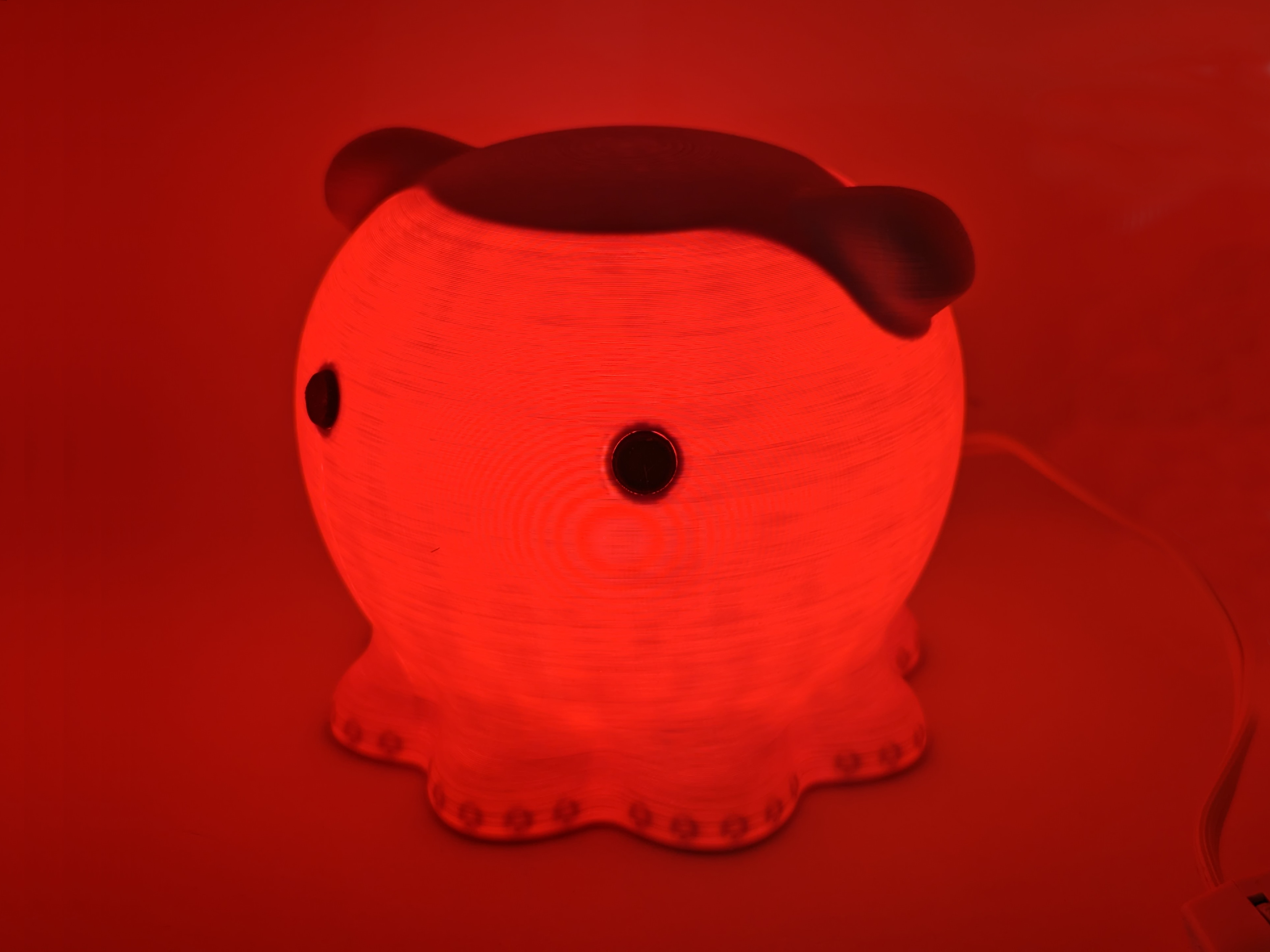 Flapjack Octopus LED Night Light by Robagon3D | Download free STL model ...