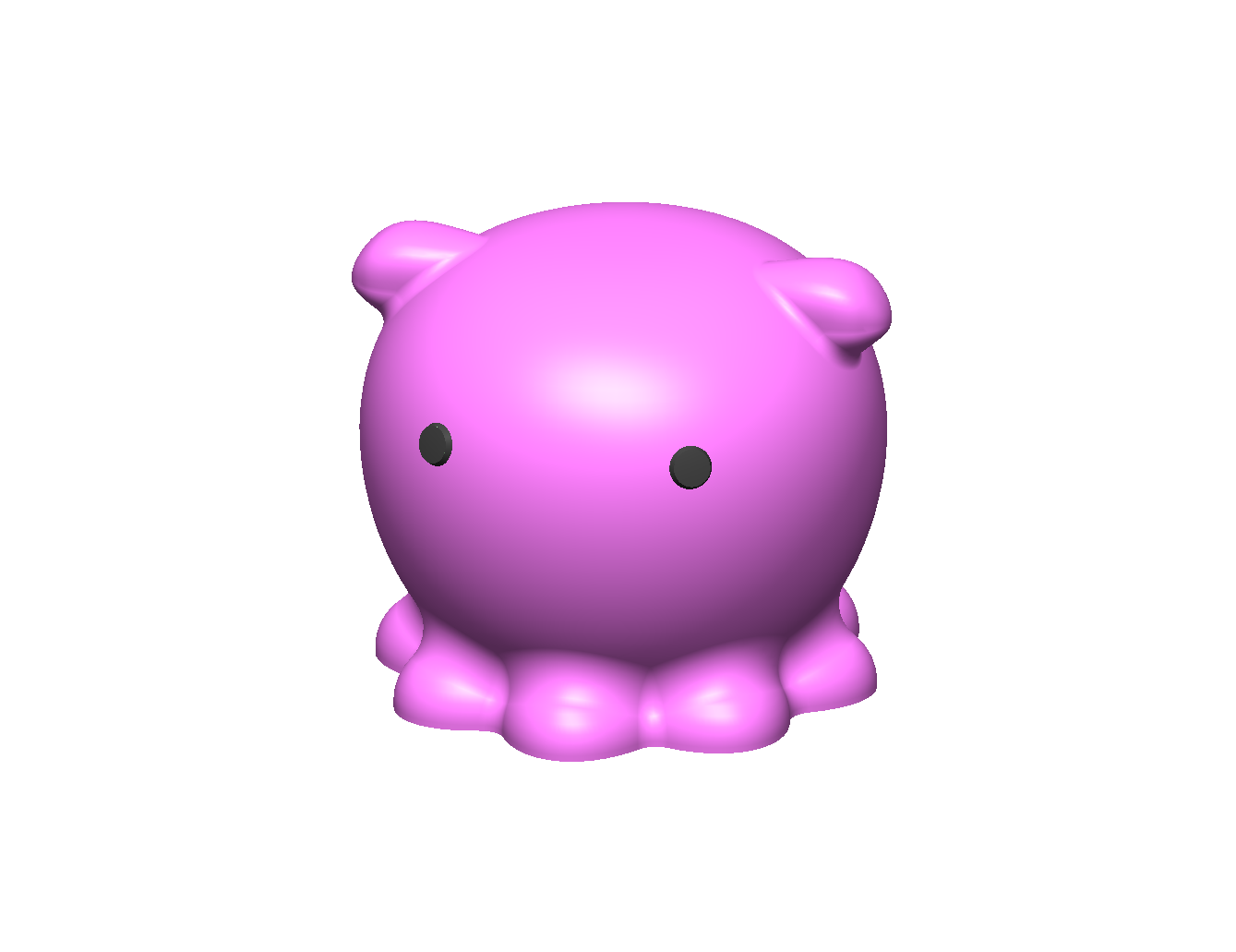 Flapjack Octopus LED Night Light by Robagon3D | Download free STL model ...