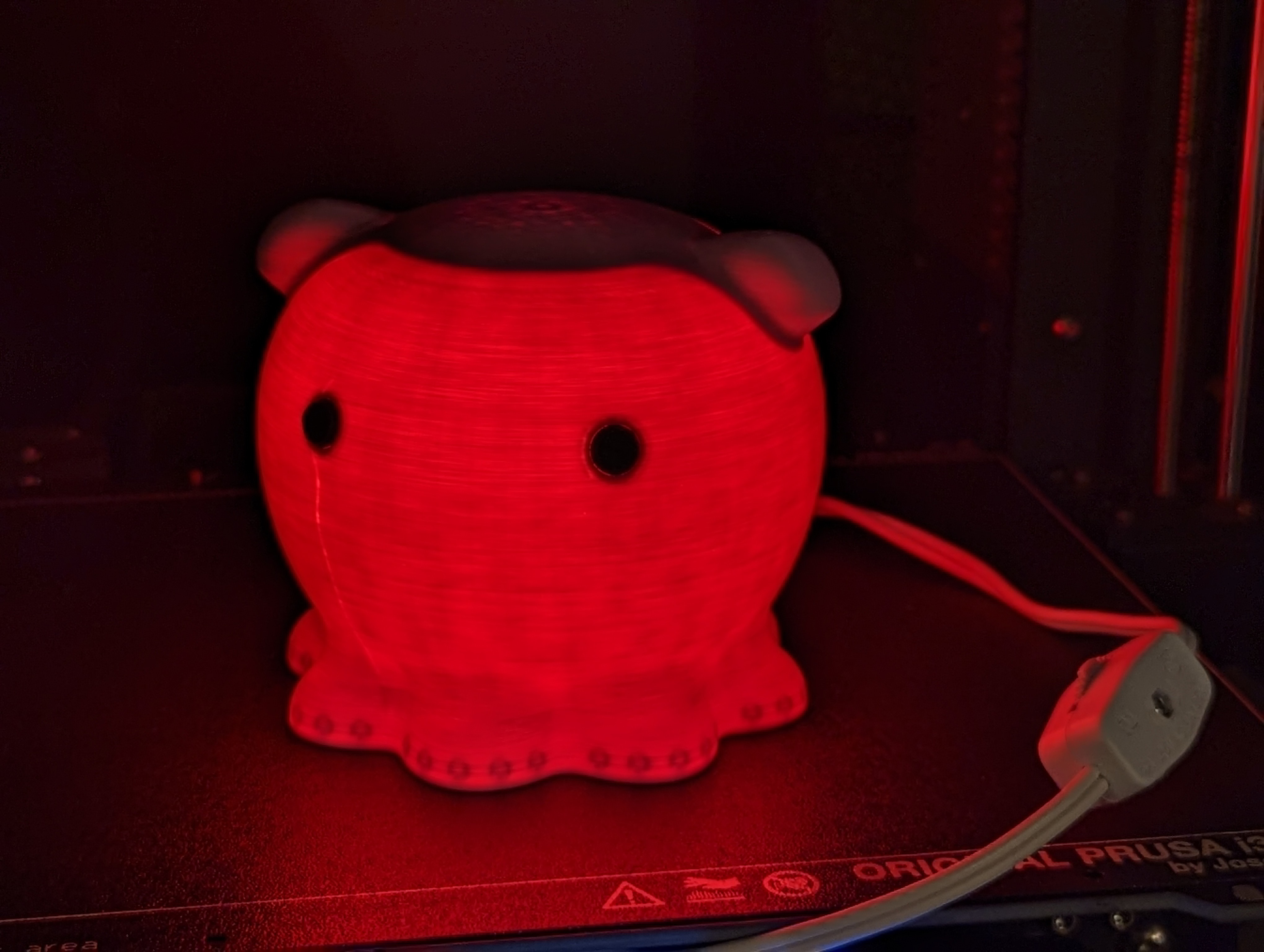 Flapjack Octopus LED Night Light by Robagon3D | Download free STL model ...