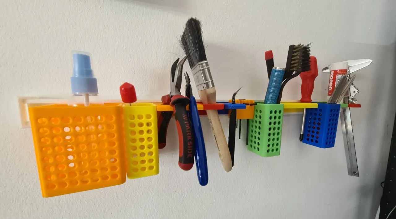 Accessories for Modular Tool Rail System by Liouma | Download free STL ...