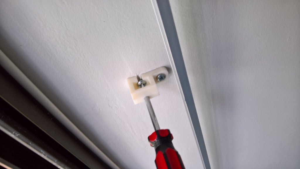 Curtain T track flat ceiling fixture/spacer by eried | Download free ...