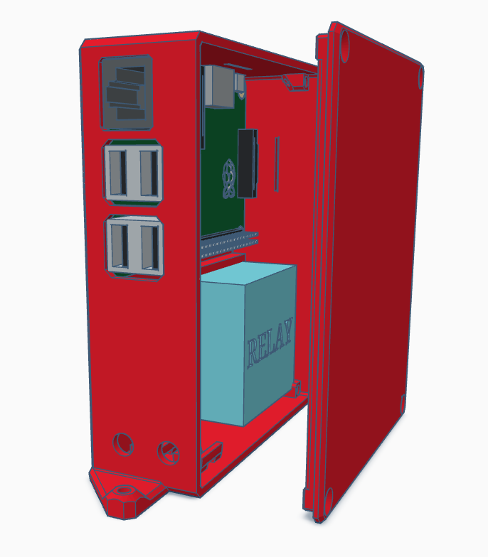 Raspberry Prusa Case i3mks+ by b4de4nd | Download free STL model ...