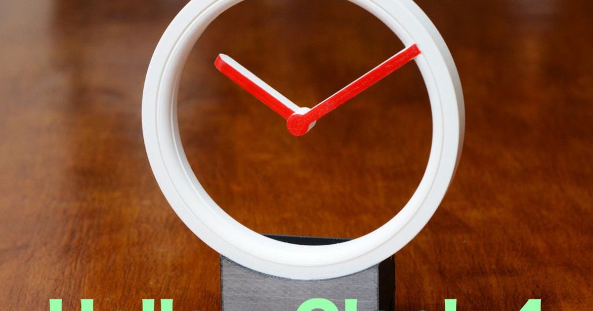 Hollow Clock 4 by shiura | Download free STL model | Printables.com