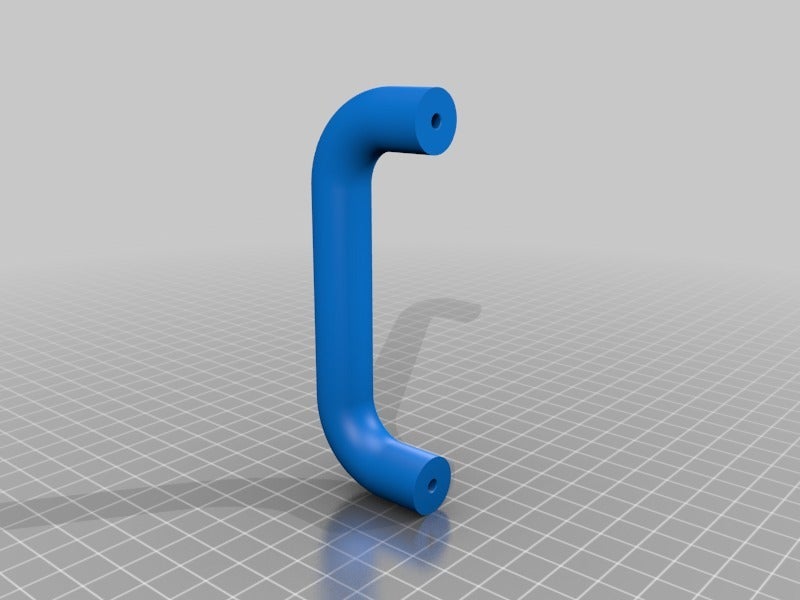 Round furniture handle (95 mm screw distance) by eried | Download free ...